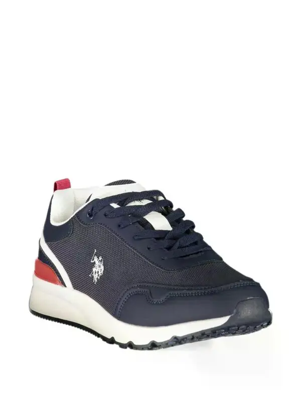 U.s. Polo Assn. Logo-embroidered Mesh-panel Sneakers