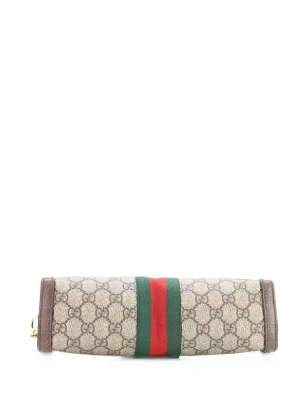 Gucci Ophidia Chain Shoulder Bag Gg Coated Canvas Small Crossbody Bag