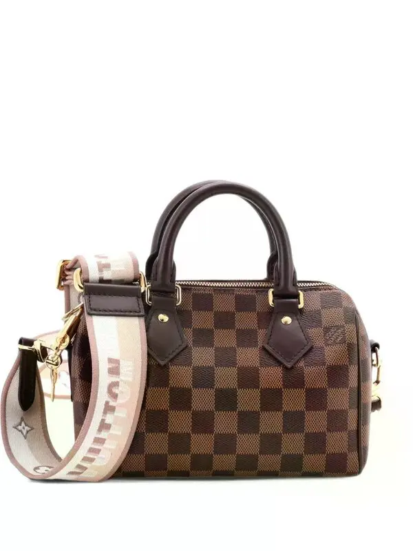 LOUIS VUITTON Speedy Bandouliere Bag Damier 20 Satchel - Brown
