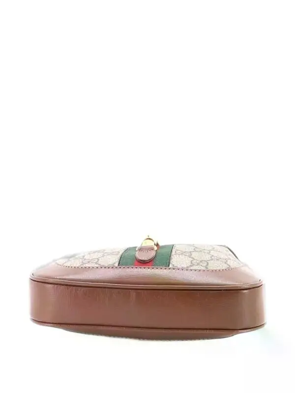 Gucci Jackie 1961 Gg Coated Canvas Mini Hobo Bag