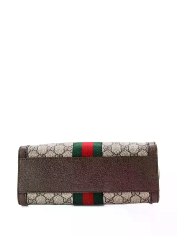 Gucci Ophidia Top Handle Gg Coated Canvas Small Tote Bag