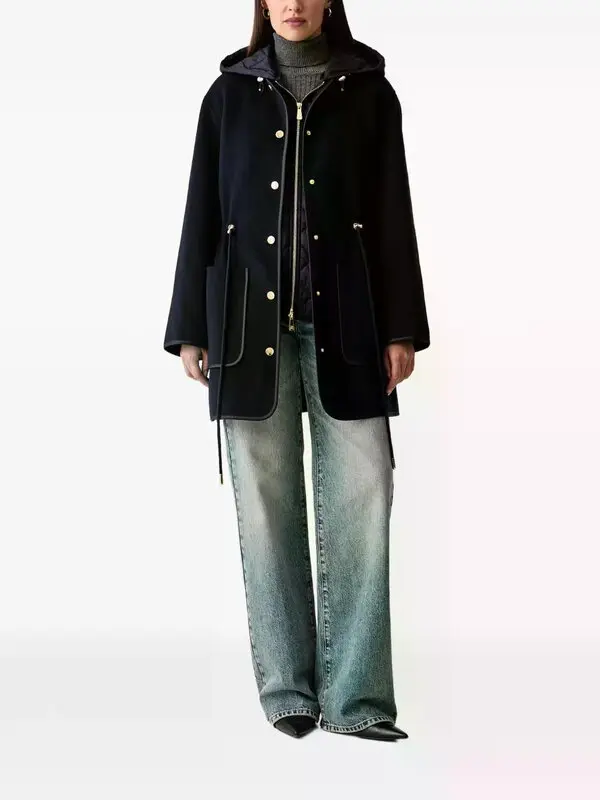 Luisa Spagnoli Strumento Quilted-hooded Coat