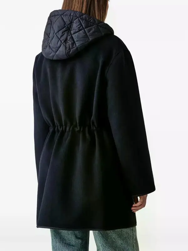 Luisa Spagnoli Strumento Quilted-hooded Coat
