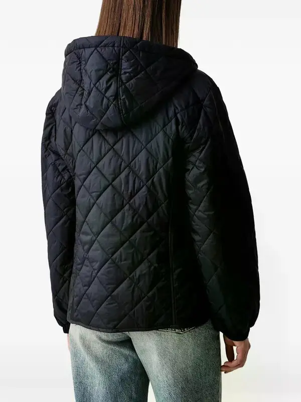 Luisa Spagnoli Strumento Quilted-hooded Coat