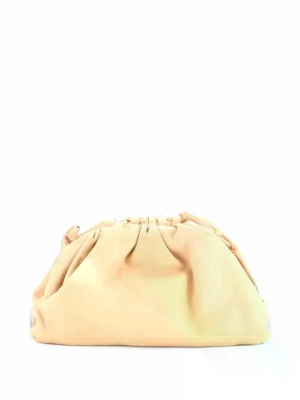 Bottega Veneta The Pouch Leather Mini Crossbody Bag - Neutrals