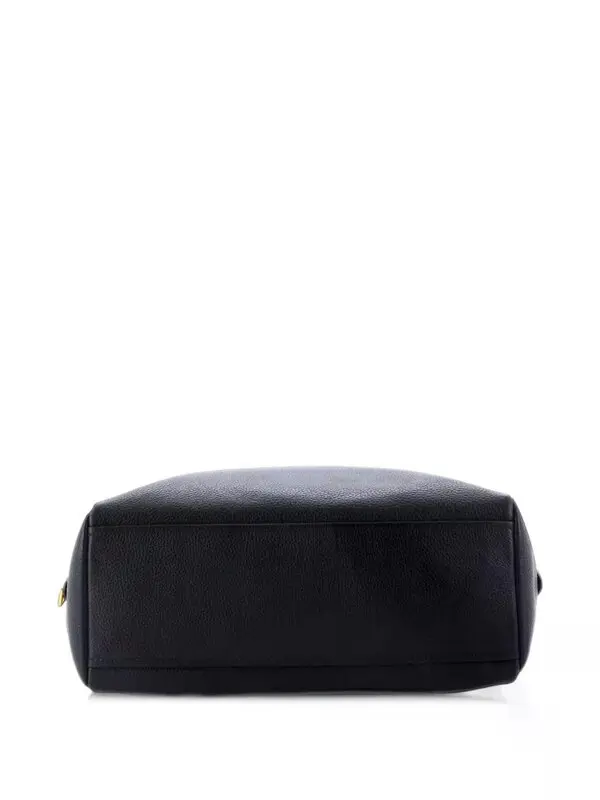 Prada Striped Strap Convertible Bauletto Bag Vitello Phenix Small Satchel