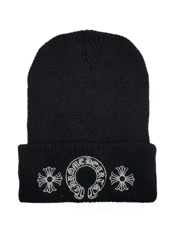 Chrome Hearts Logo-embroidered Beanie Hat