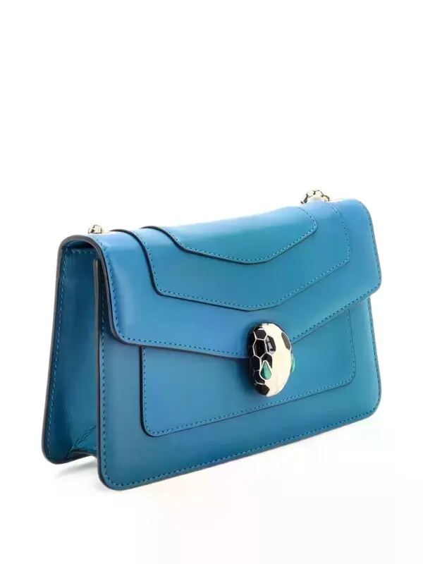 BVLGARI Serpenti Forever Shoulder Bag Leather Small Crossbody Bag