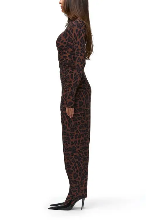 Naked Wardrobe Funnel Neck Long Sleeve Jumpsuit Dress