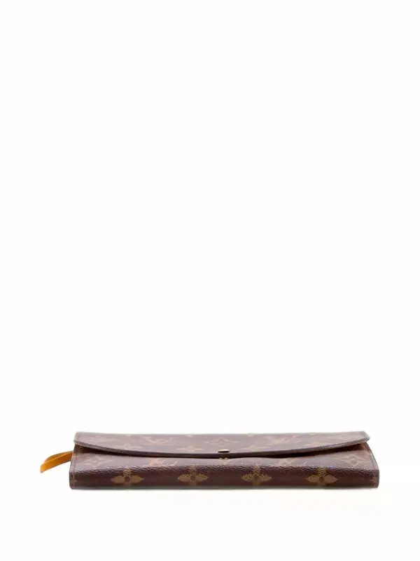 LOUIS VUITTON Emilie Wallet Monogram Canvas Small Wallets