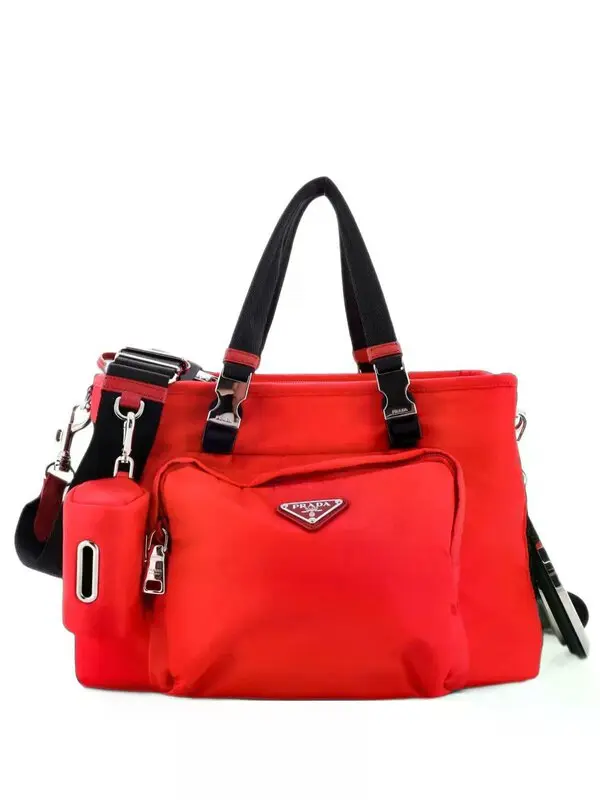 Prada Convertible Pet Carrier Re-nylon With Mesh Satchel