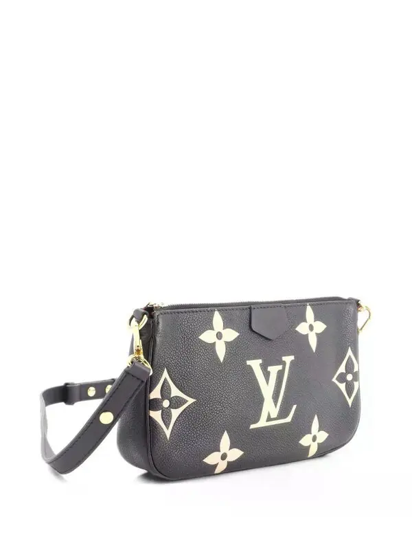 LOUIS VUITTON Multi Pochette Accessoires Bicolor Monogram Empreinte Giant Crossbody Bag