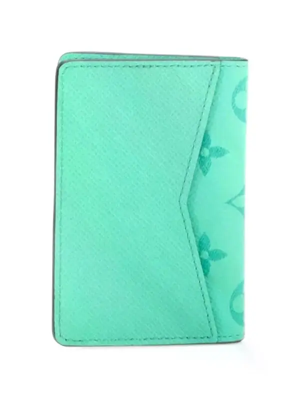 LOUIS VUITTON Pocket Organizer Monogram Taigarama Small Wallets