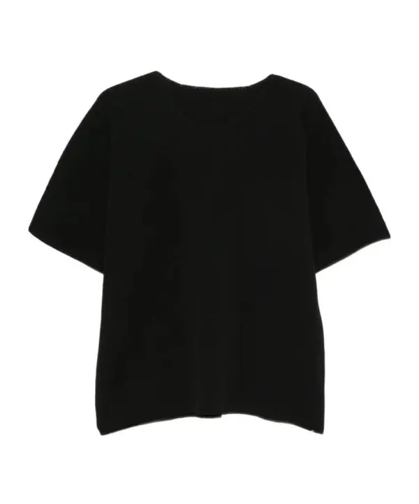 Issey Miyake Crew-neck Short-sleeve Shirt
