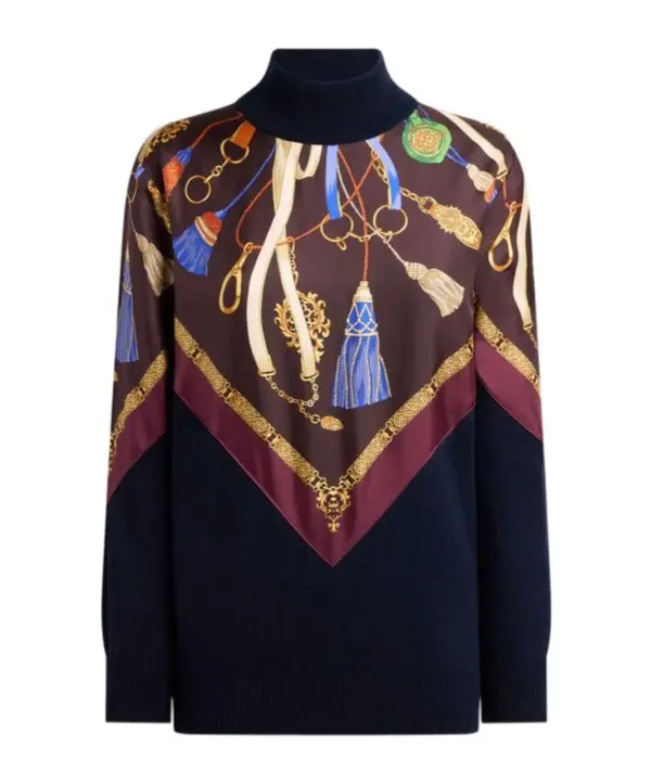 Etro Turtleneck Sweater - Blue