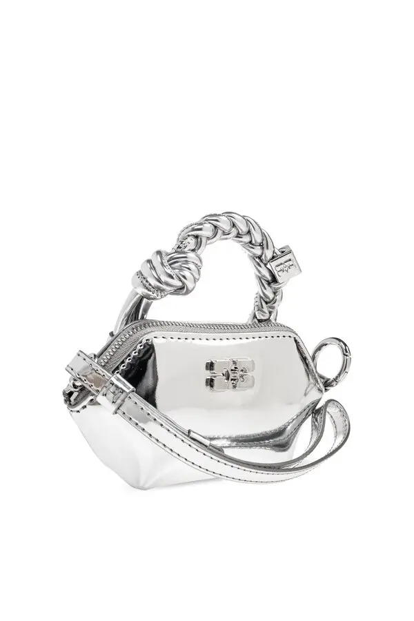 GANNI Mirror-effect Pouch Bag