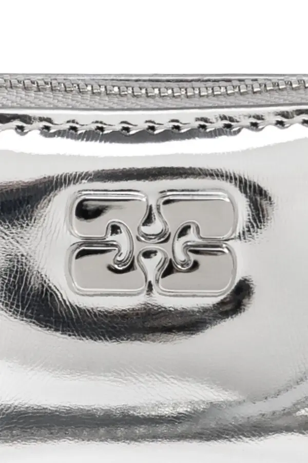 GANNI Mirror-effect Pouch Bag