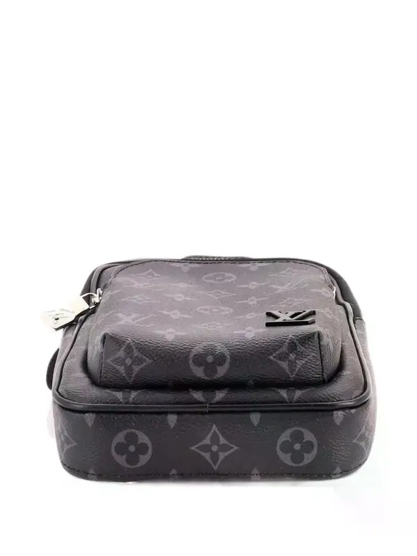 LOUIS VUITTON Avenue Sling Bag Nm Monogram Eclipse Canvas Crossbody Bag