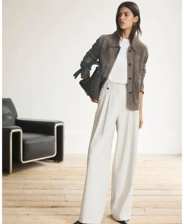 Mint Velvet Tailored Wide Trousers