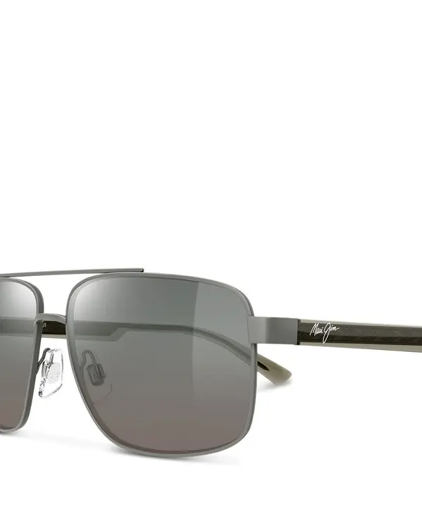 Maui Jim Halawa Square Sunglasses, 62mm