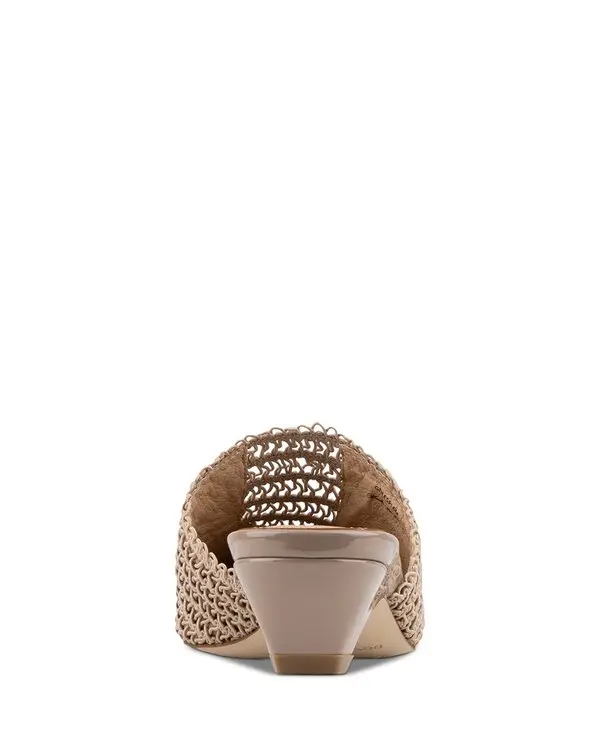 DONALD PLINER Gillespie Macrame Mules - Praline