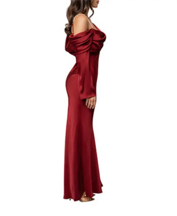 JLUXLABEL One And Only Satin Dress - Red