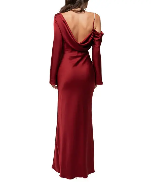 JLUXLABEL One And Only Satin Dress - Red