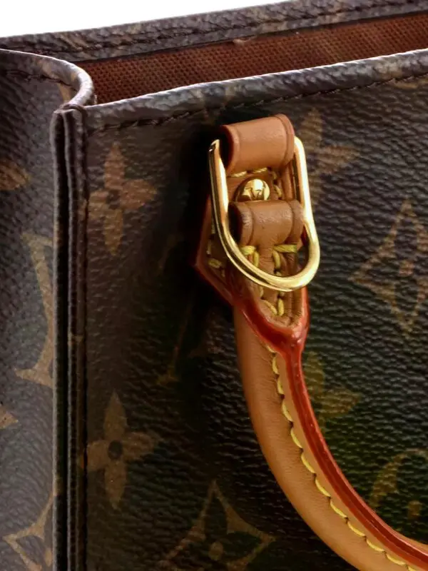 LOUIS VUITTON Petit Sac Plat Bag Monogram Canvas Crossbody Bag