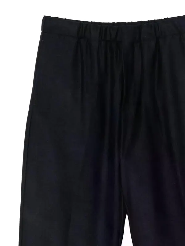 LARDINI Elasticated-waistband Tapered Trousers