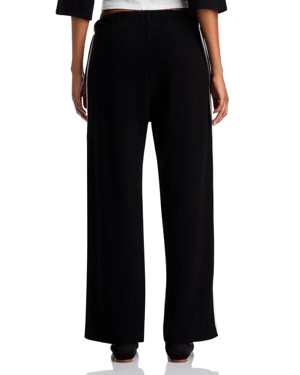 Donni. The Terry Cotton Stripe Pants - Jet