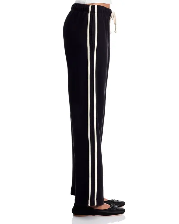 Donni. The Terry Cotton Stripe Pants - Jet