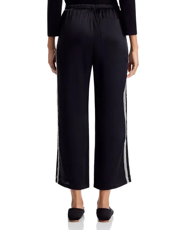 Donni. The Silk Lace Crop Pants