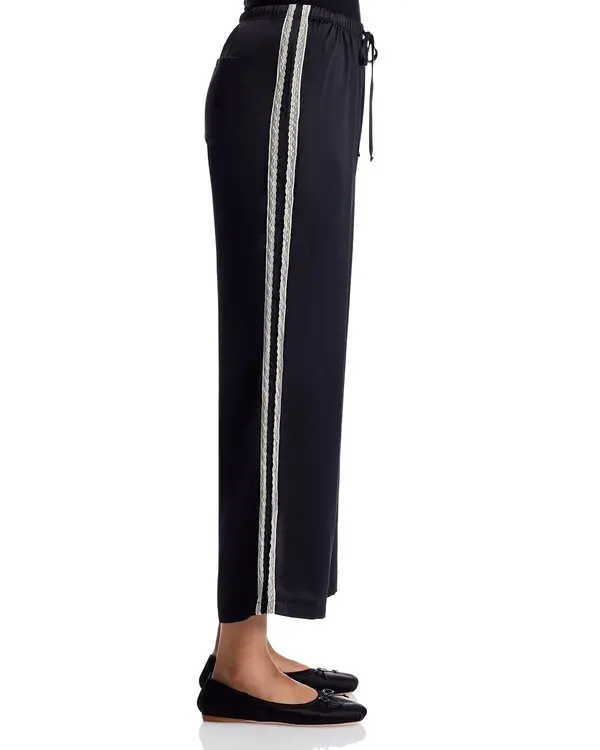 Donni. The Silk Lace Crop Pants