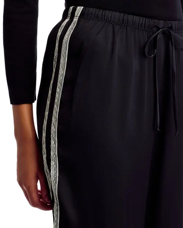Donni. The Silk Lace Crop Pants