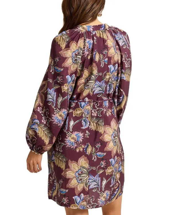 Tommy Bahama Mesa Shores Printed Tie Waist Mini Dress