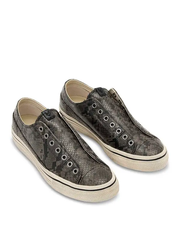 John Varvatos 315 Vulc Laceless Leather Sneakers