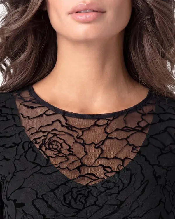 LIVERPOOL Layered Sheer Top