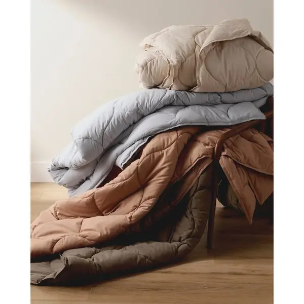 PARACHUTE Cotton Drift Comforter, Full/queen - Bone
