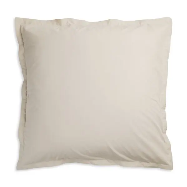 PARACHUTE Percale Sham, Euro - Bone