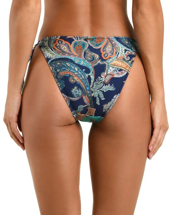 L'Agence Britt Bessarabian Paisley Side Tie Bikini Bottom