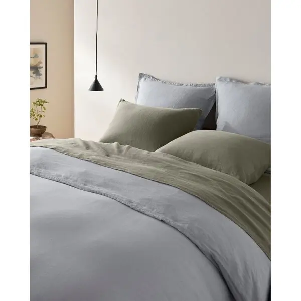 PARACHUTE Linen Duvet Cover, Full/queen - Sky