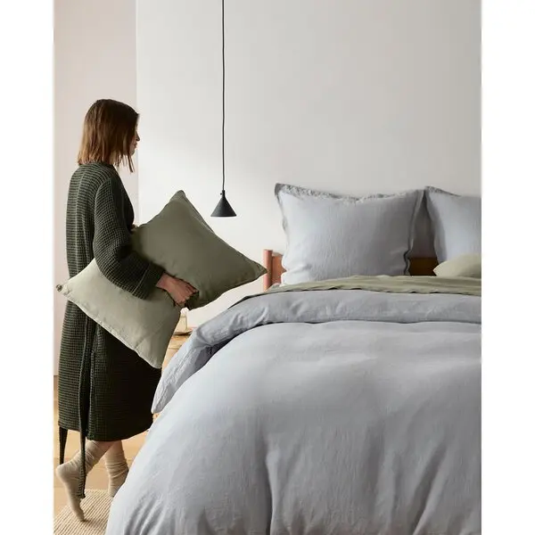 PARACHUTE Linen Duvet Cover, Full/queen - Sky