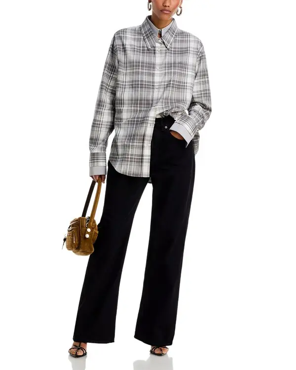 Acne Studios Cotton Wide Leg Jeans