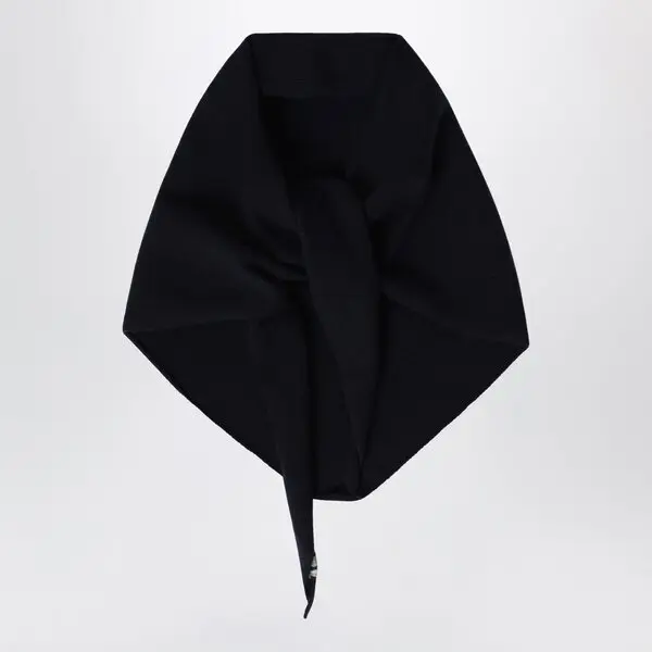 Extreme Cashmere Cashmere Triangular Bandana With Rolled Edges - Blue