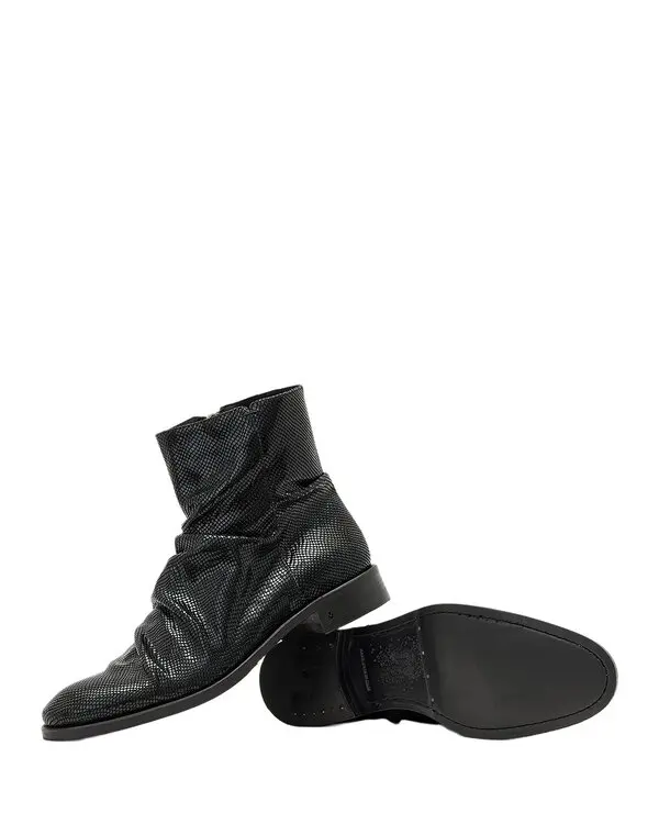 John Varvatos Morrison Sharpei Leather Slouch Boots
