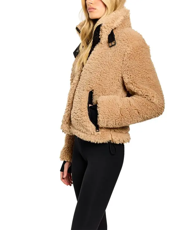 Sam. Valley Chunky Sherpa Fleece Jacket - Camel