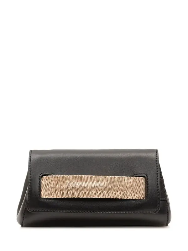 Orciani Gossip Mini Boston Clutch Bag