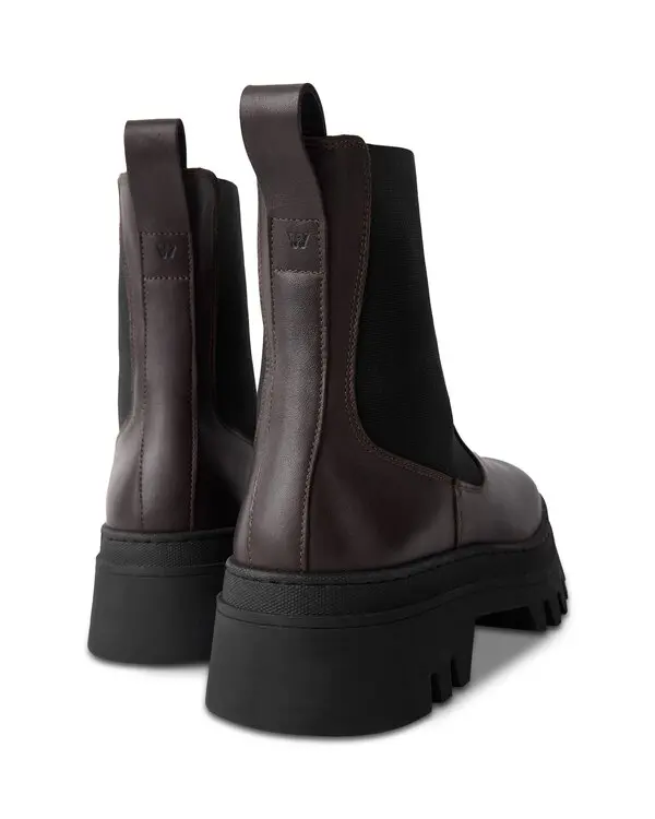 Whistles Hatton Chunky Leather Chelsea Boots