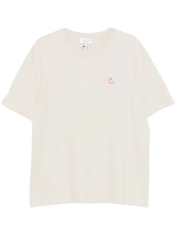 Maison Kitsuné Mini Logo Organic Cotton Jersey T-shirt - Beige