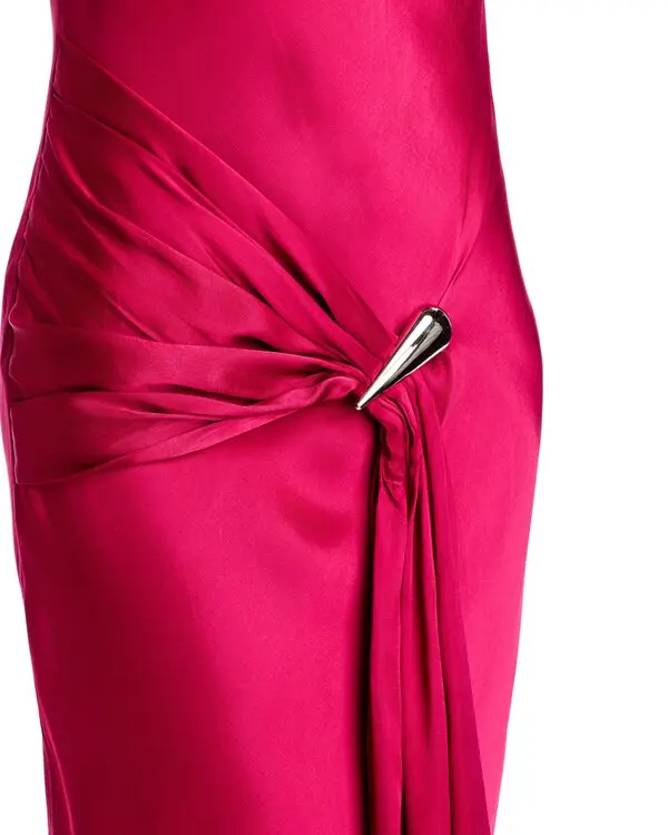 TOCCIN Juliet Draped Midi Dress